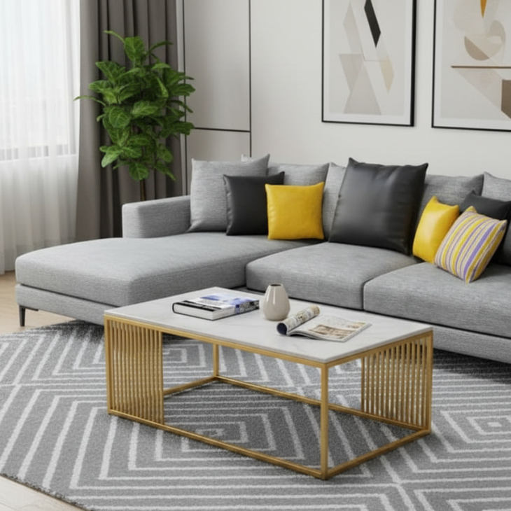 Marigold Center Table Coffee Table For Drawing Room – eFurniture